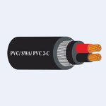 Mega Kabel PVC-Insulated, PVC Sheathed Armoured Cable - PVC/SWA/PVC 2-C ...